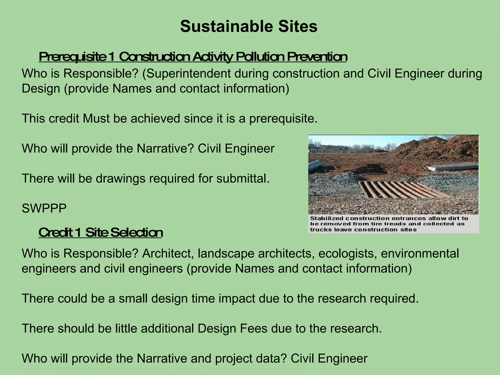 Leed Civil Engineering Strategies | PPT