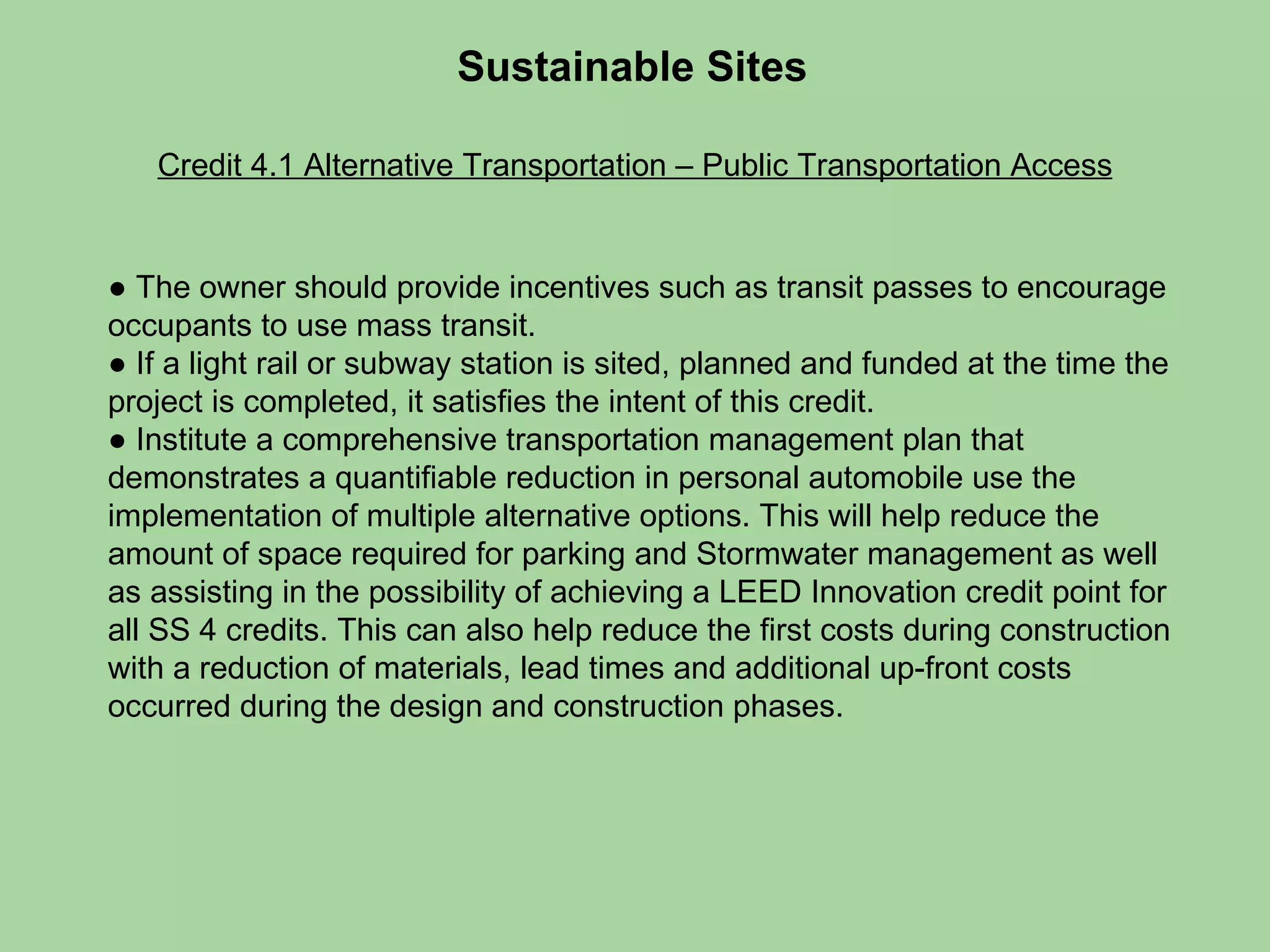 Leed Civil Engineering Strategies | PPT