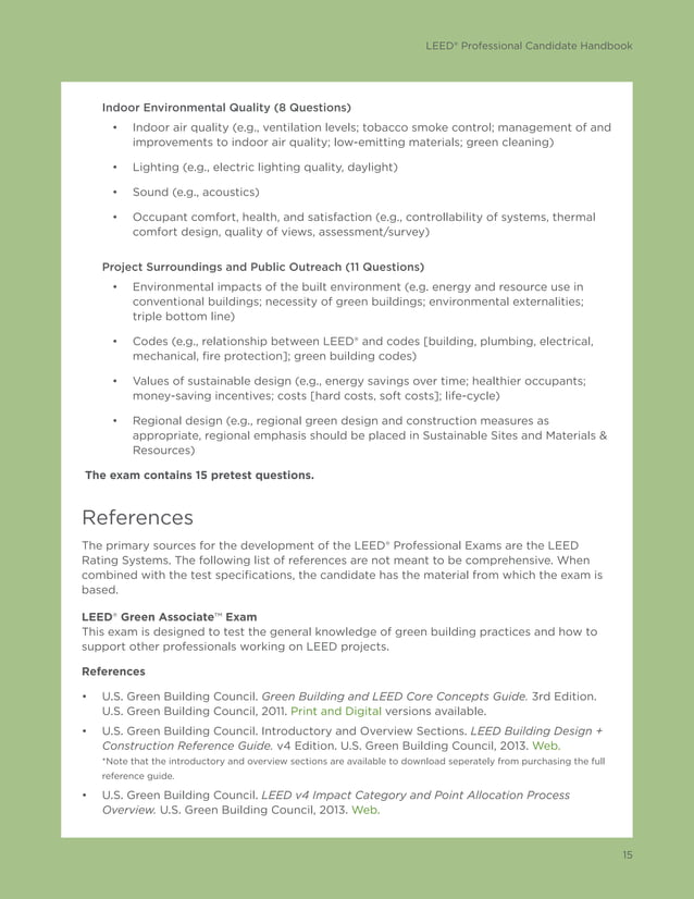 Leed v4-green-associate-candidate-handbook | PDF | Standardized Testing ...
