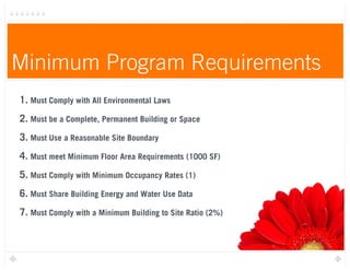 An Introduction to the LEED Rating Systems | PDF