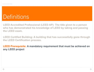 An Introduction to the LEED Rating Systems | PDF