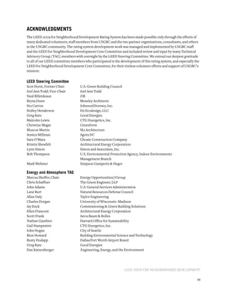 Leed 2009 for neighborhood development rating system | PDF
