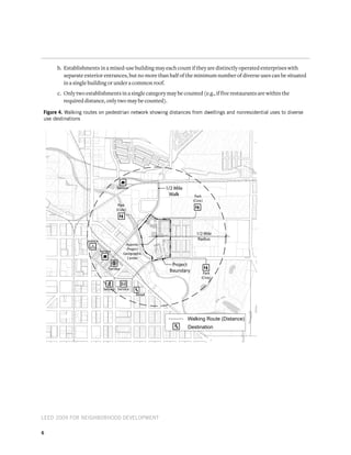 Leed 2009 for neighborhood development rating system | PDF