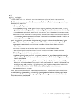 Leed 2009 for neighborhood development rating system | PDF