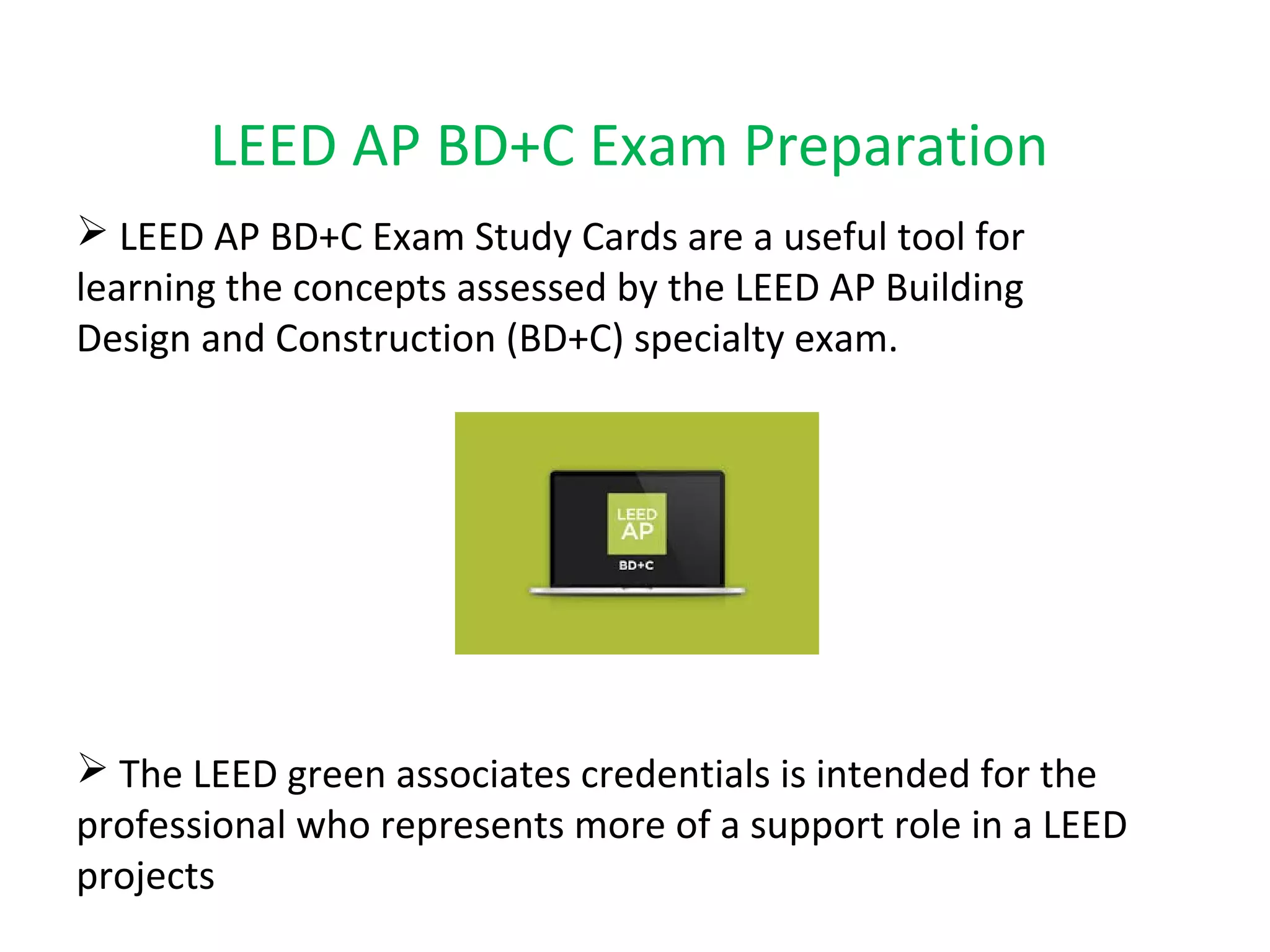 Overview: LEED AP BD+C Exam Preparation | PPT