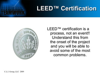 Leed™ At The Jobsite | PPT