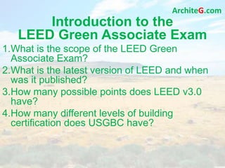 LEED BD&C EXAM PREP, Green Building LEED Certification, and ...