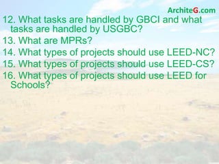 LEED BD&C EXAM PREP, Green Building LEED Certification, and ...