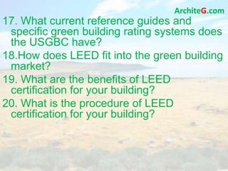 LEED BD&C EXAM PREP, Green Building LEED Certification, and ...