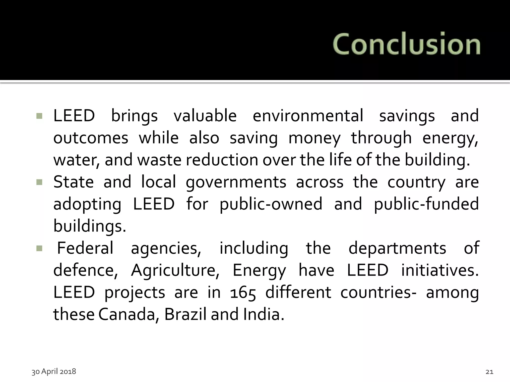 Leed building certification | PPTX