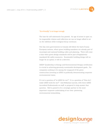 Understanding LEED | PDF