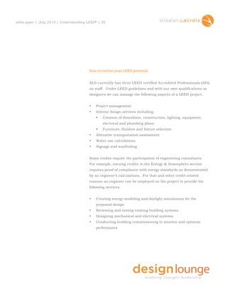 Understanding LEED | PDF