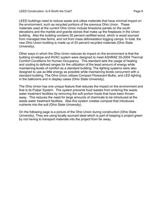 Leed construction | PDF