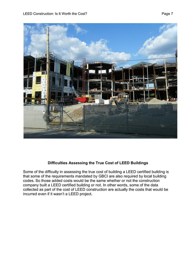 Leed construction | PDF