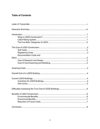 Leed construction | PDF