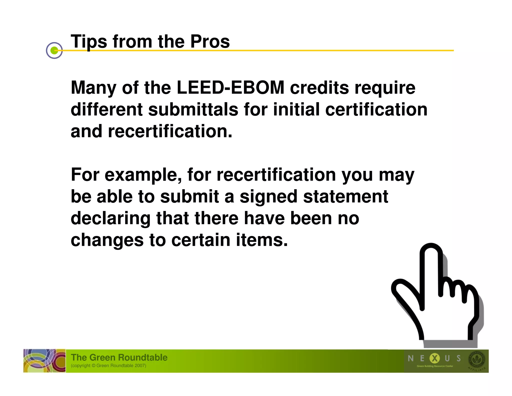 Intro to LEED EBOM | PDF