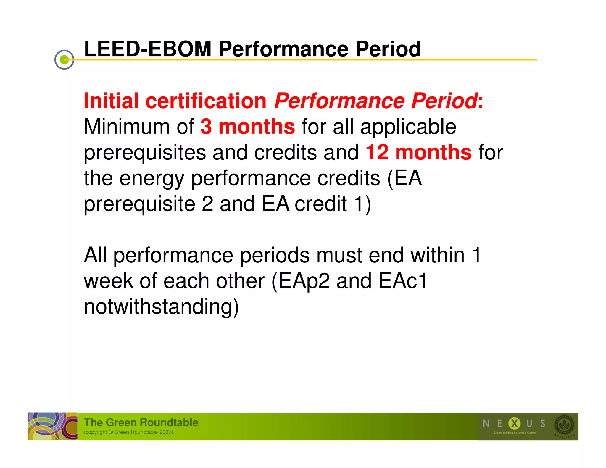 Intro to LEED EBOM | PDF