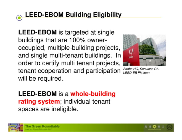 Intro to LEED EBOM | PPT