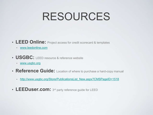 LEED EBOM Session 1 | PPT