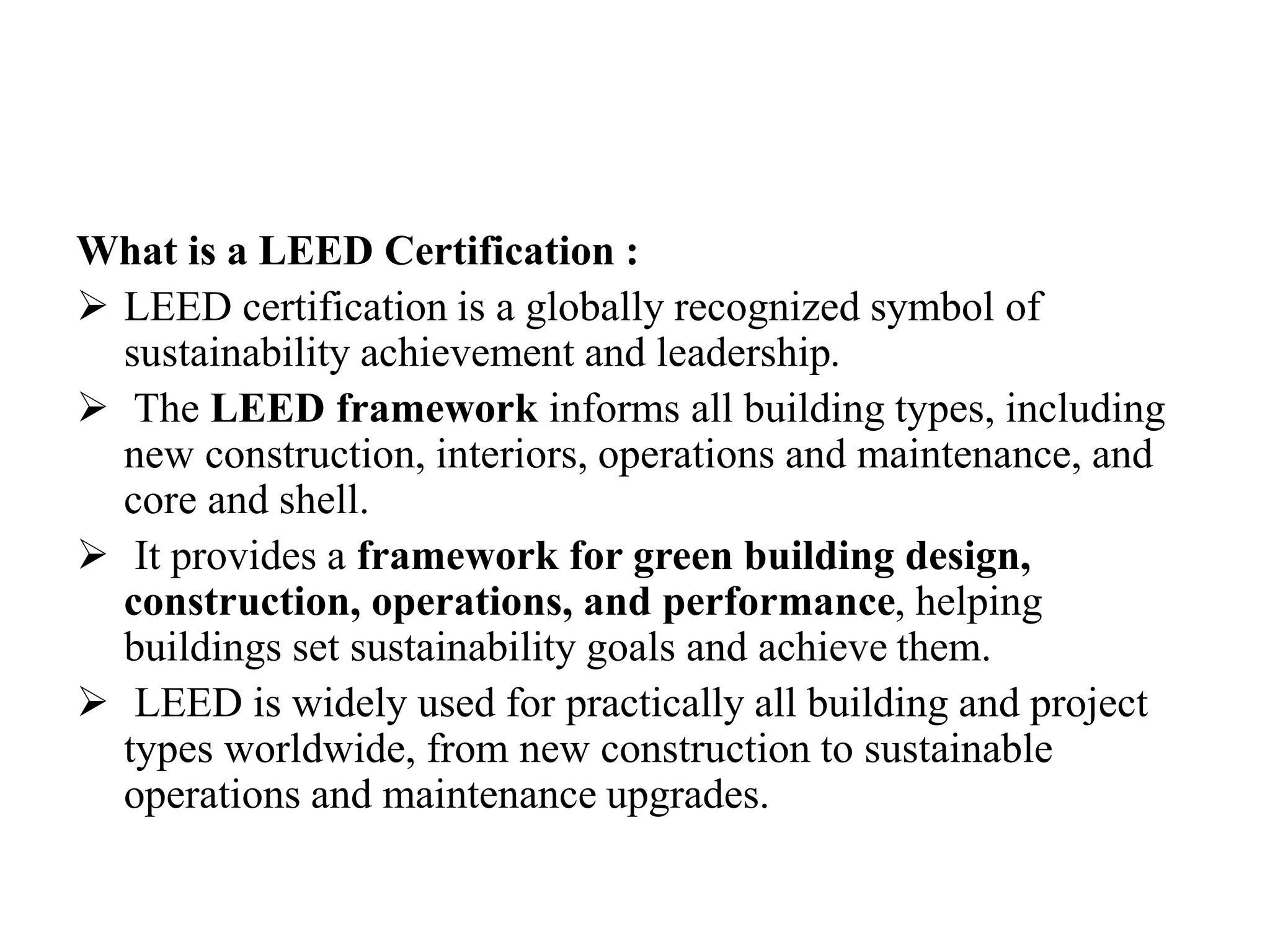 LEED ESC.pptx from kleit student at hubli dharwad | PPT