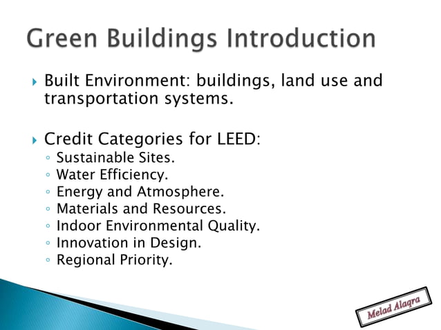Leed Green Associate Study Slides | PPTX
