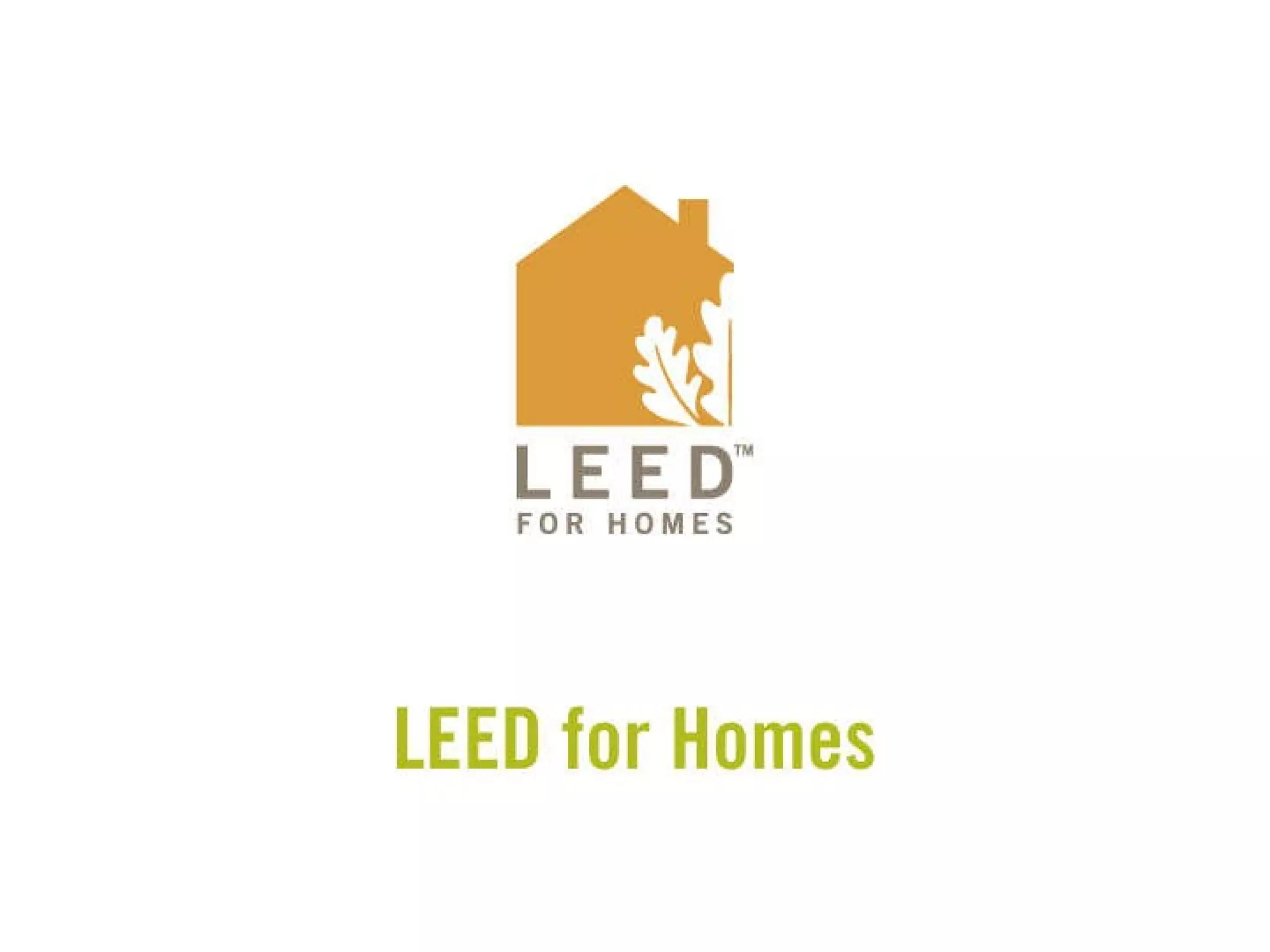 LEED for Homes | PPT