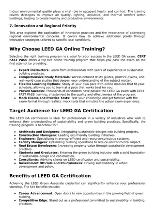 LEED GA Online Training and Certification_ A Pathway to Sustainability ...