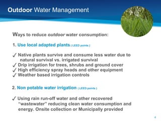 LEED Green Associate - Water Management | PPT | Home & Garden