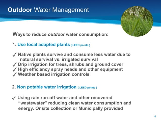 LEED Green Associate - Water Management | PPT | Home & Garden
