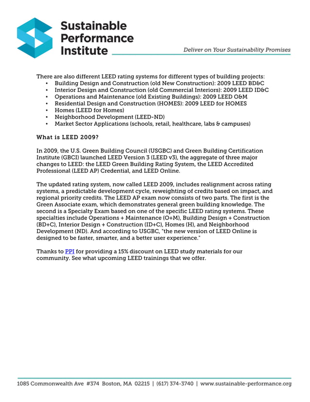 LEED Introduction | PDF