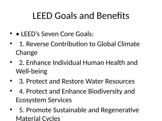 LEED_Introduction_Presentation useful for begineers | PPTX
