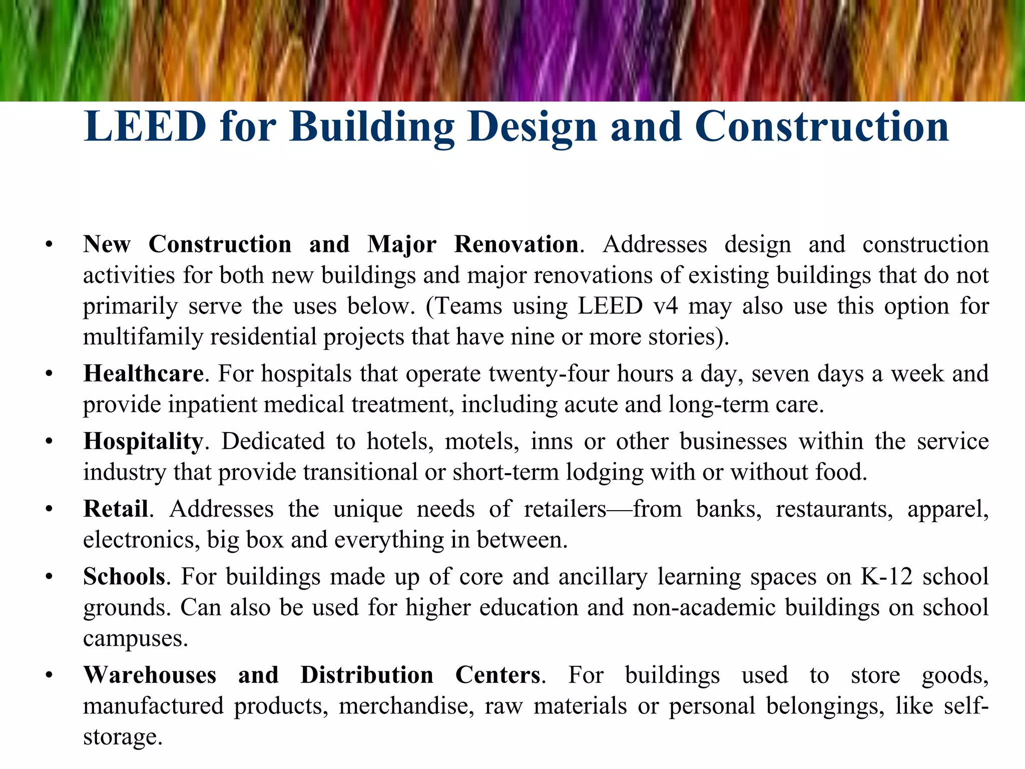 LEED(leadership in energy & enviromental design) | PPT