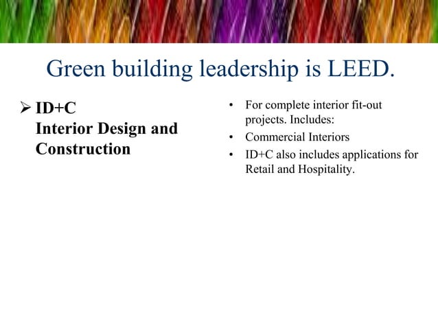 LEED(leadership in energy & enviromental design) | PPT