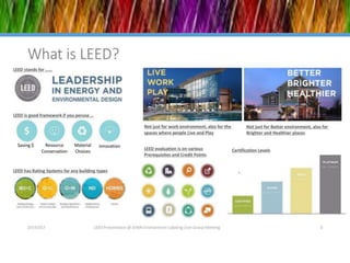 LEED(leadership in energy & enviromental design) | PPT
