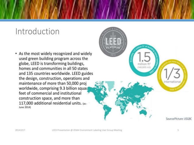 LEED(leadership in energy & enviromental design) | PPT