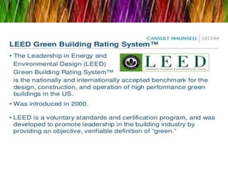 LEED(leadership in energy & enviromental design) | PPT