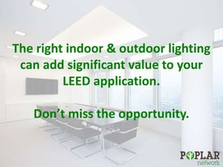 LEED v4 Green Building Focuses on Lighting | PPTX