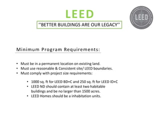 LEED Study & Case study of Plummy fashion ltd. | PPTX