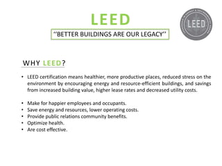 LEED Study & Case study of Plummy fashion ltd. | PPTX