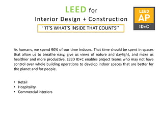 LEED Study & Case study of Plummy fashion ltd. | PPTX