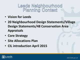 Leeds CC Neighbourhood Planning | PPTX