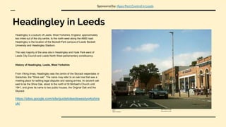 Leeds city centre, West Yorkshire | PPTX