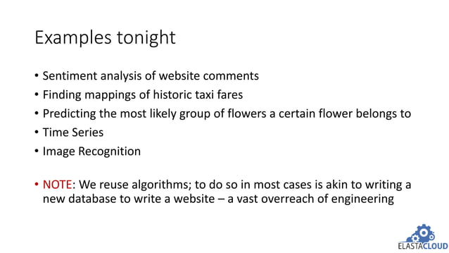 Machine Learning with ML.NET and Azure - Andy Cross | PPT