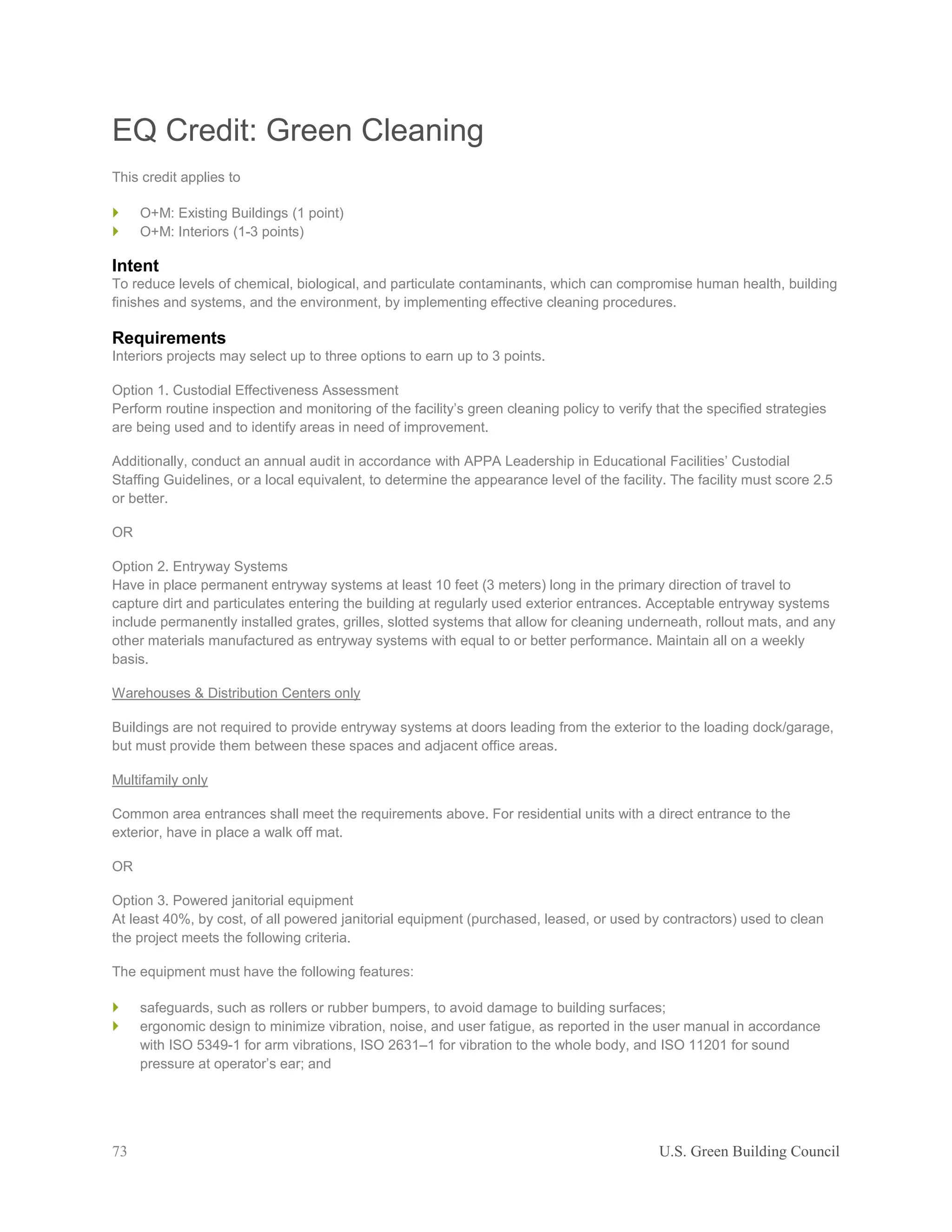 LEED v4.1 O+M Guide.pdf full guides for scores | PDF