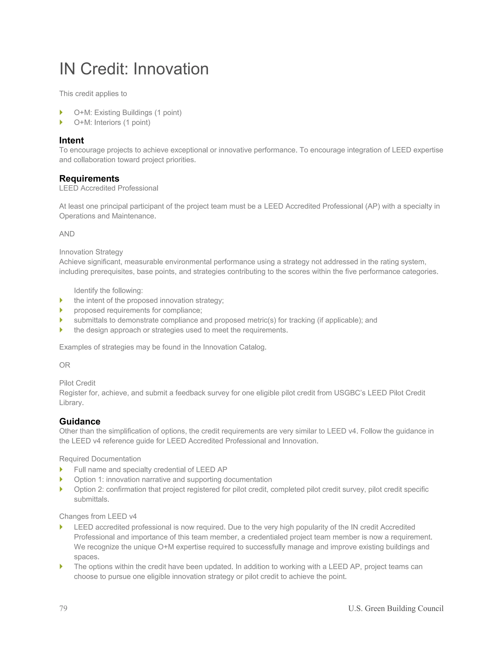 LEED v4.1 O+M Guide.pdf full guides for scores | PDF