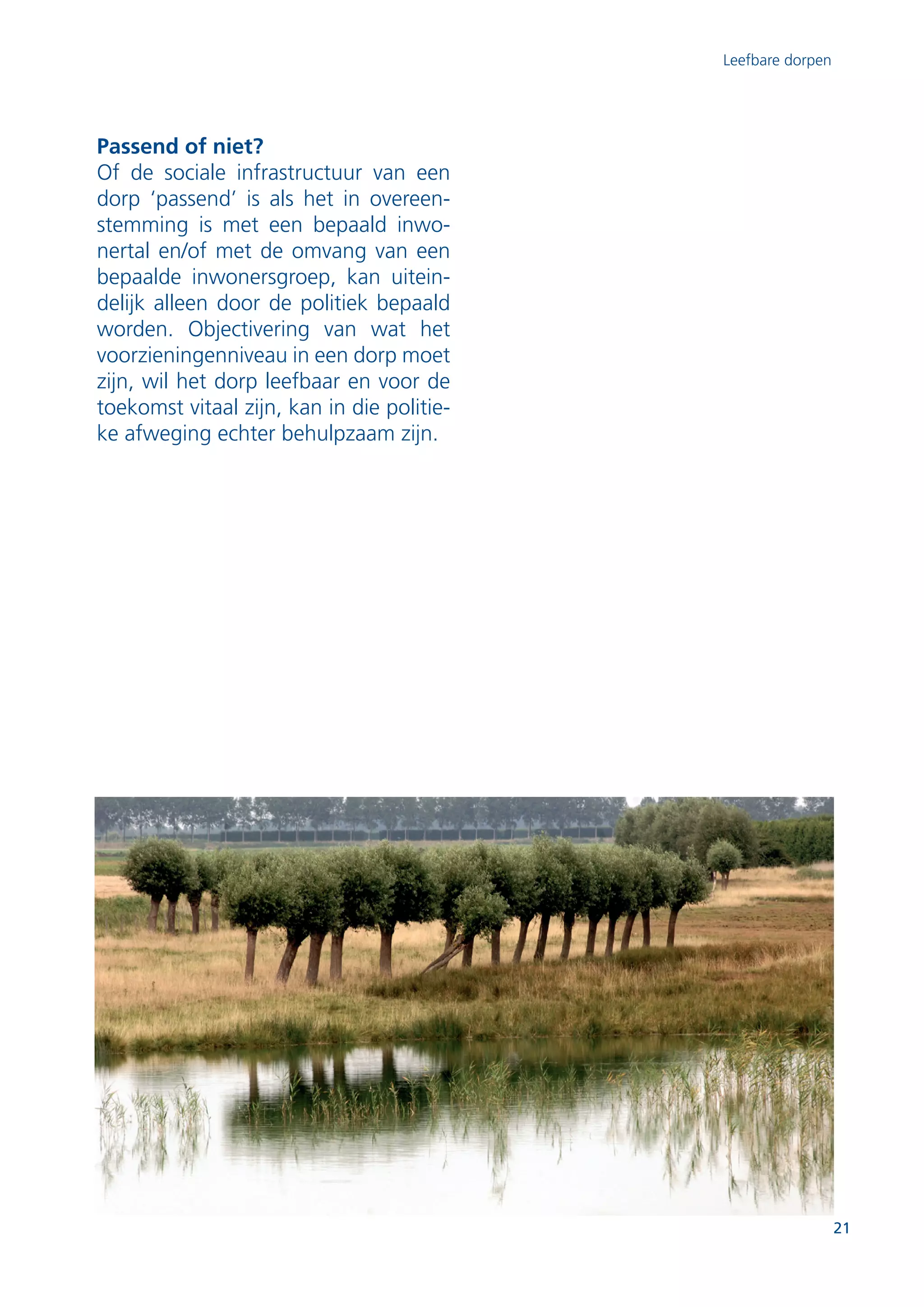 Leefbare Dorpen | PDF