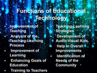 The Roles and Functions of Educational Technology in the 21st Century ...