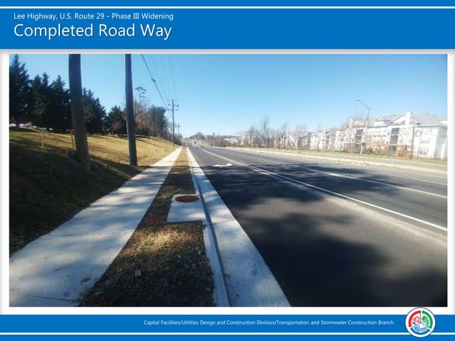 Lee Highway, U.S. Route 29 Phase III Widening | PPT
