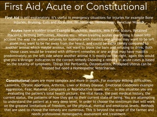 The Role of Homeopathy in Farm Animals | PDF