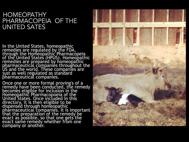 The Role of Homeopathy in Farm Animals | PPT